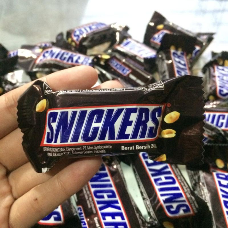 Jual Coklat Snickers 20gr | Shopee Indonesia