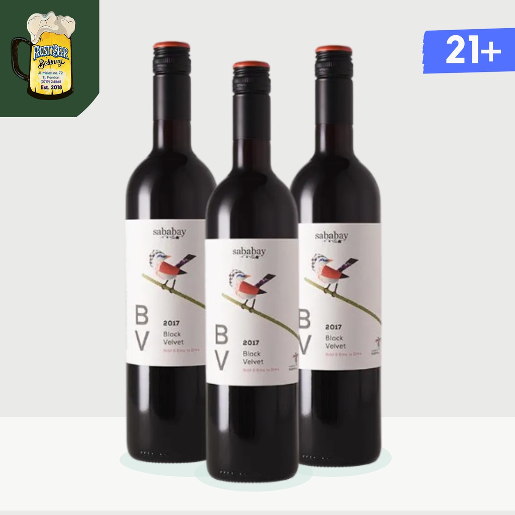 Jual Sababay Wine Black Velvet 13% 750 ml - Cabernet Sauvignon - dry ...