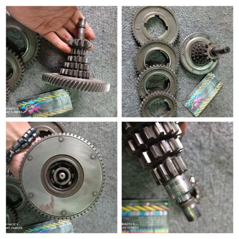 Jual Gear gearbox gearset gigi susun vespa excel exlusif original ...