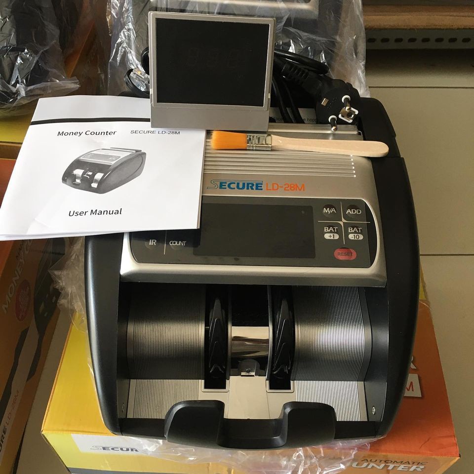 Jual Mesin Hitung Uang Secure LD-28 M Manual & Automatic Money Counter | Shopee Indonesia
