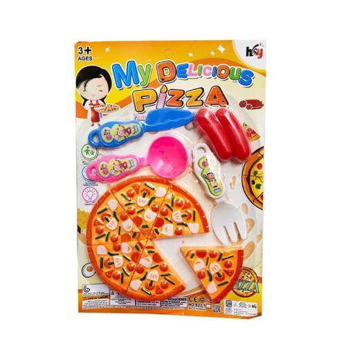 Jual [My Delicious Pizza 823-1] Mainan Set Fast Food Pizza SNI - Mainan ...