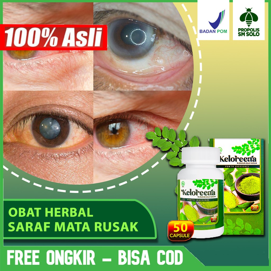 Jual Obat Saraf Syaraf Mata Rusak, Putus, Bengkak, Lemah, Kejepit ...