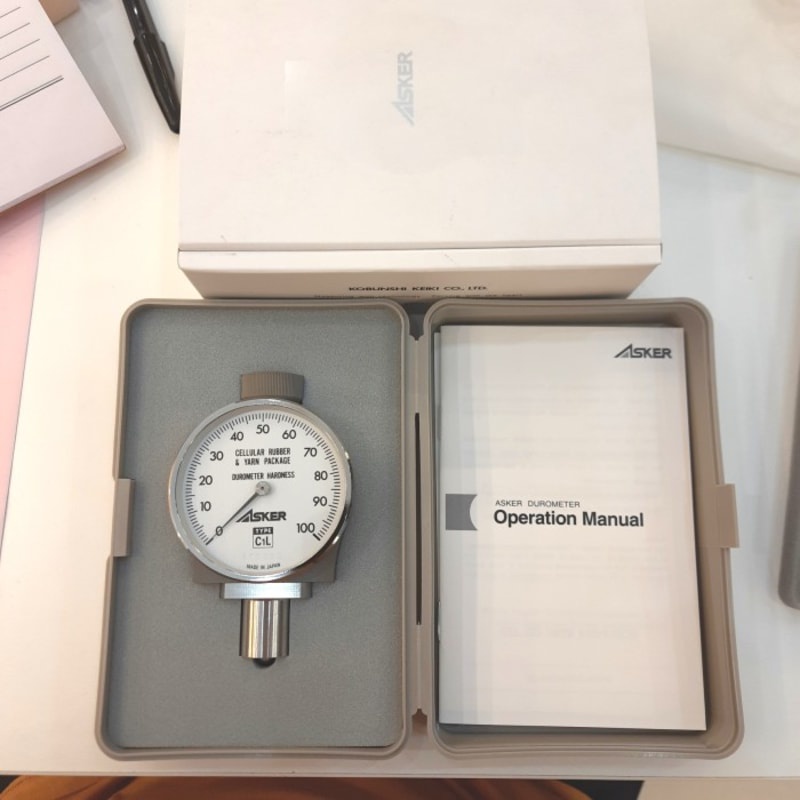Jual Durometer Hardness Original Asker Type C1L Pengukur Kekerasan ...