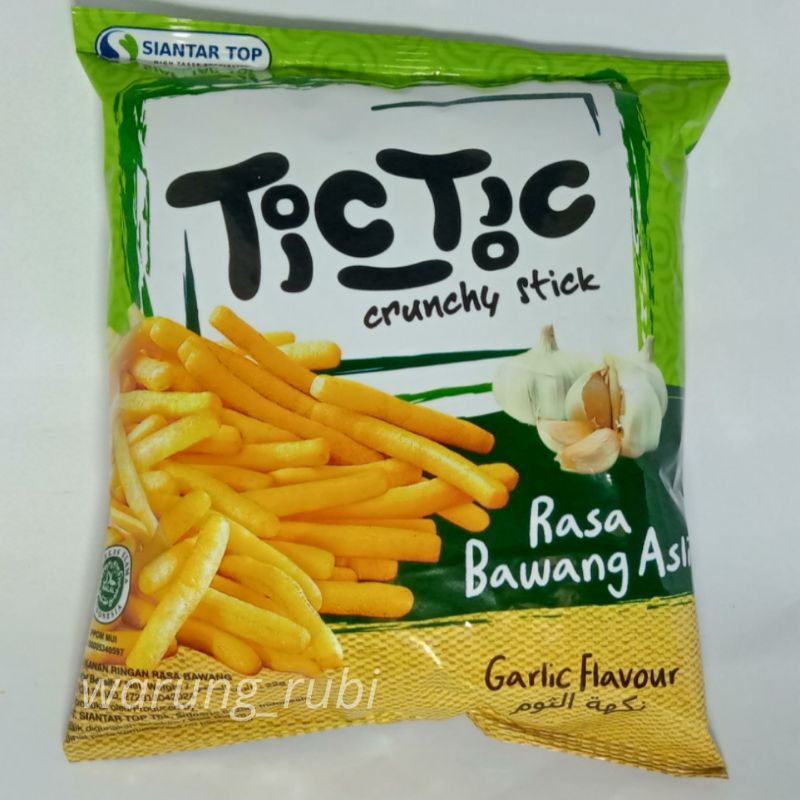 Jual TicTic Crunchy Stick rasa Bawang 22 gram, Harga 1pcs. Snack Chiki ...