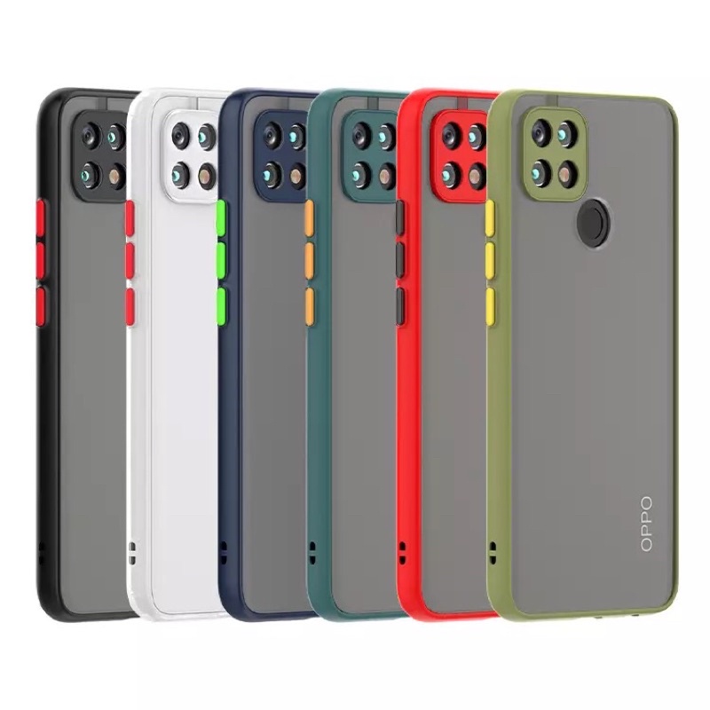 Jual OPPO A15 A15S Case Matte Bumper Candy Hybrid Soft Hard Frosted ...