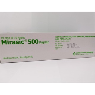 Jual MIRASIC 500 KAPLET / PARACETAMOL 500MG | Shopee Indonesia