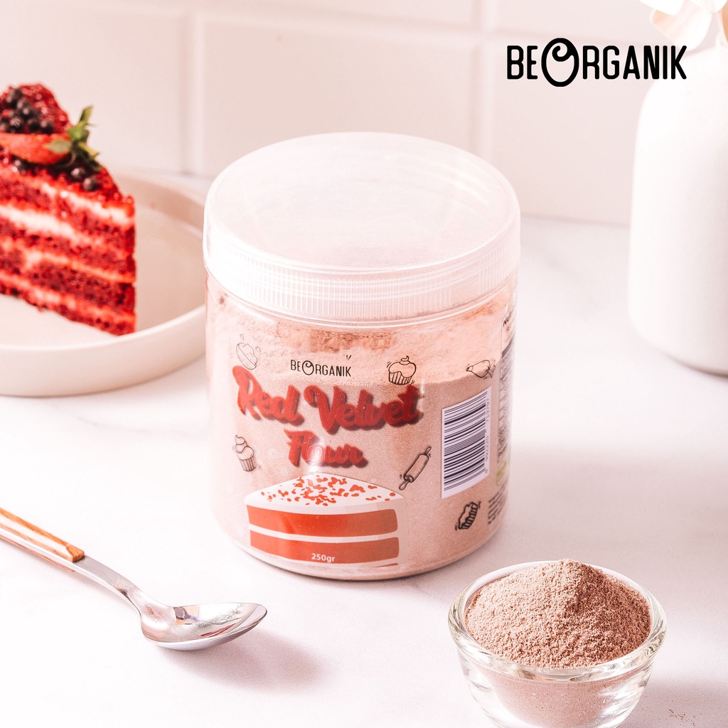 Jual Red Velvet Powder / Bubuk Red Velvet Beorganik 250gr Indonesia ...