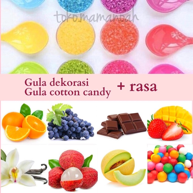 Jual gula cotton candy | gulali kapas | gula warna warni | gula Arum ...