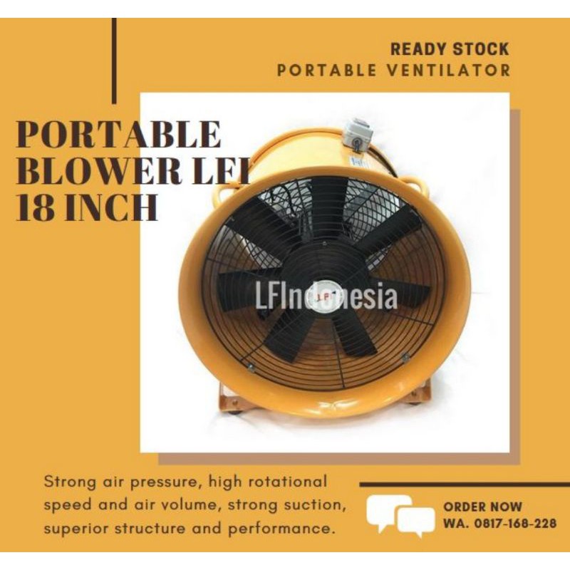 Jual Portable Ventilator / Blower/ Exhaust 18 Inches (450 mm) | Shopee ...