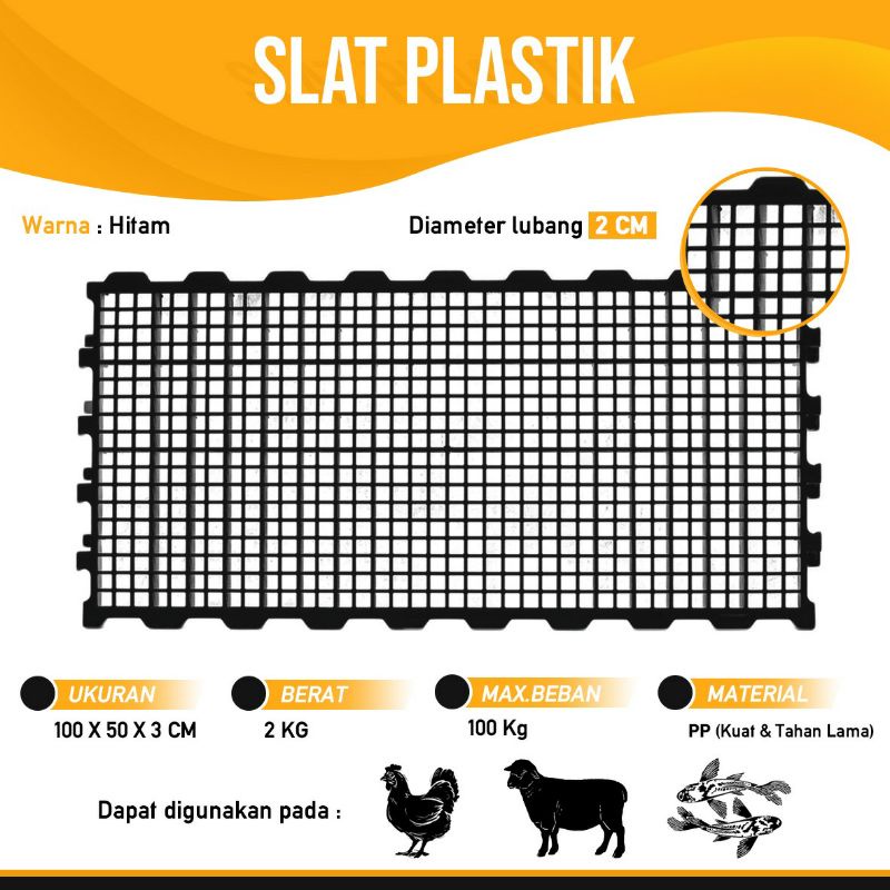 Jual slat plastik alas kandang hewan pembelian minimal 5 pcs | Shopee Indonesia