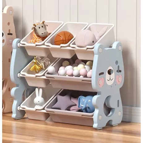 Jual Rak Mainan Susun Toys Storage Cabinet Rak Penyimpanan Serbaguna ...