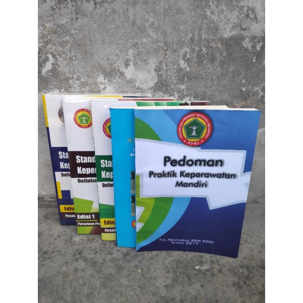 Jual Paket 5 Buku SLKI,SDKI,SIKI,Panduan Asuhan Keperawatan dan Pedoman Praktik Keperawatan ...