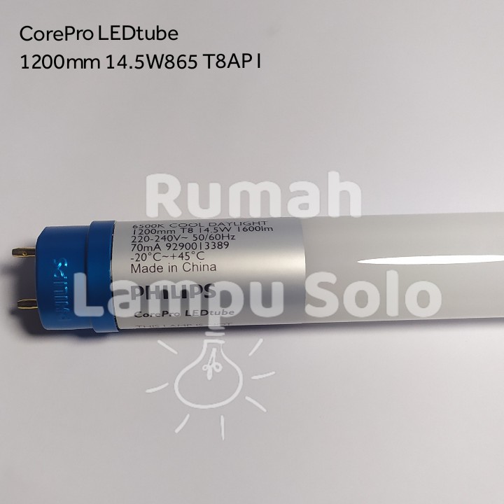 Jual Lampu TL Neon LED Philips CorePro LEDtube 1200mm 14.5W 865 T8 Putih [WAJIB PACKING KAYU ...