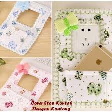 Jual Cover Saklar Penghias Penutup Stop Kontak Motif Dengan Kantong ...