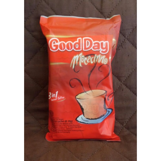 Jual Kopi Good Day Merah Mocacinno 1 Renceng 200 g (10 sachet @20 g ...