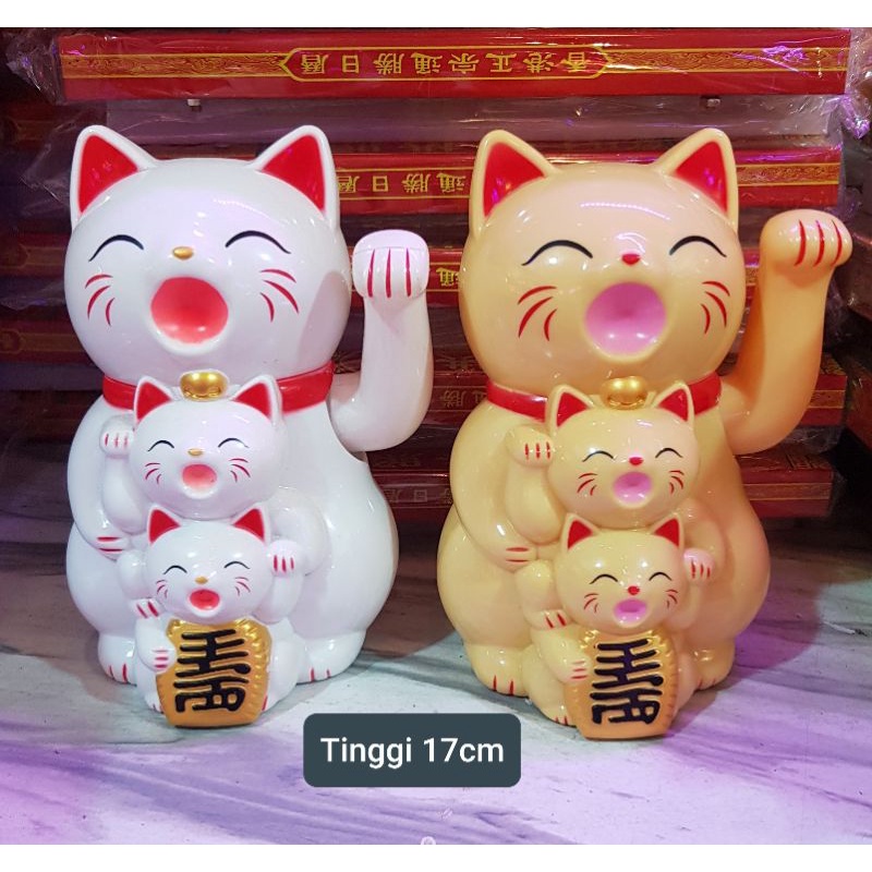 Jual Kucing Hoki maneki neko batre | Shopee Indonesia