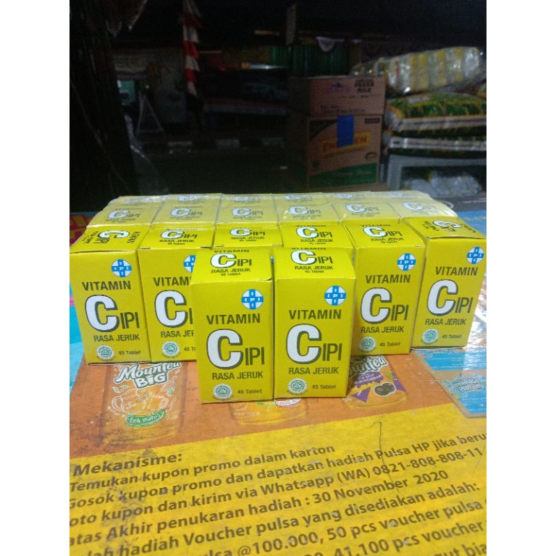 Jual vitamin cipi rasa jeruk 45 tablet | Shopee Indonesia