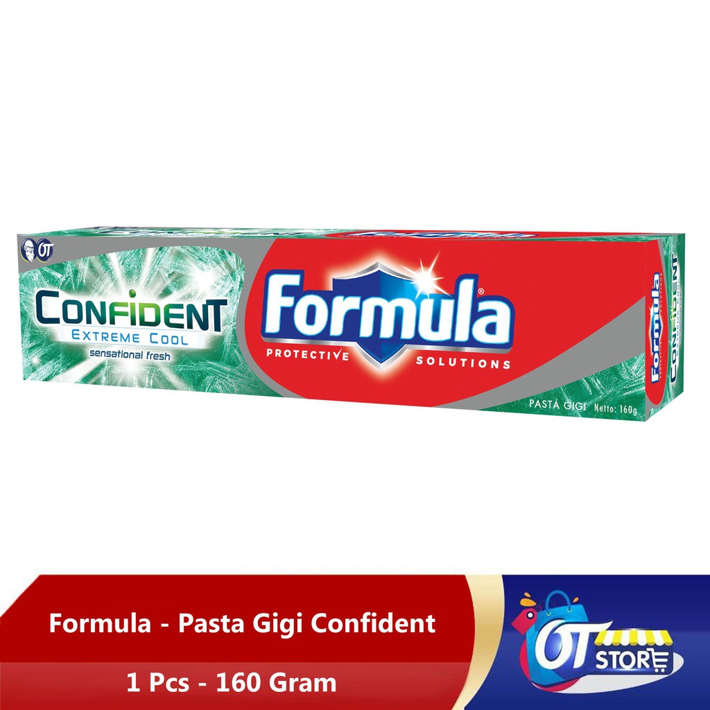 Jual FORMULA Pasta Gigi Confident 160g Indonesia|Shopee Indonesia