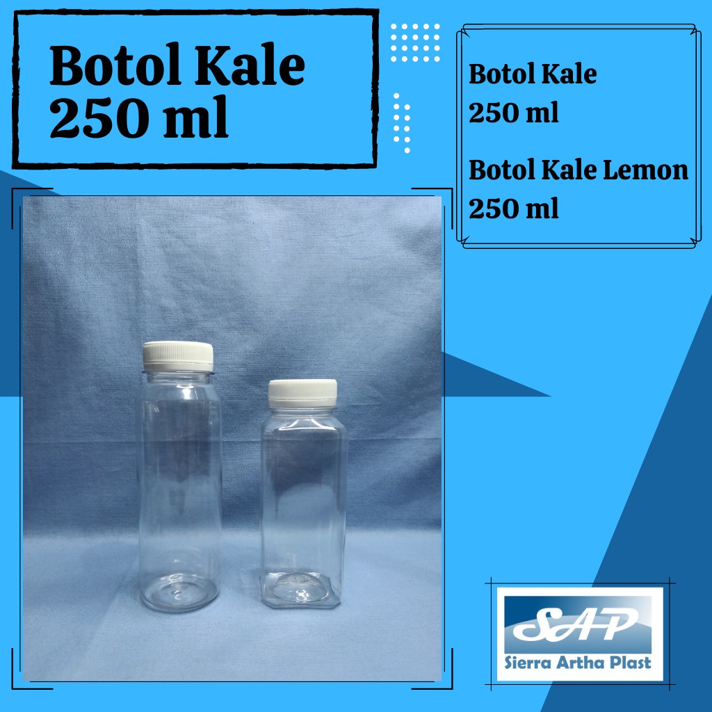 Jual Botol Kale 250ml | Botol Plastik Kale 250ml | Botol Plastik Kale ...