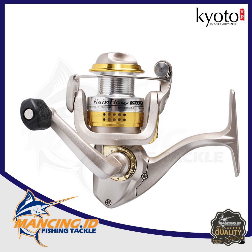 Jual Fishing Reel Kyoto Rainbow 3000a Perlengkapan Peralatan Alat ...