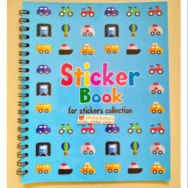 Jual Buku Stiker / Album Stiker / Sticker Book KENDARAAN | Shopee Indonesia