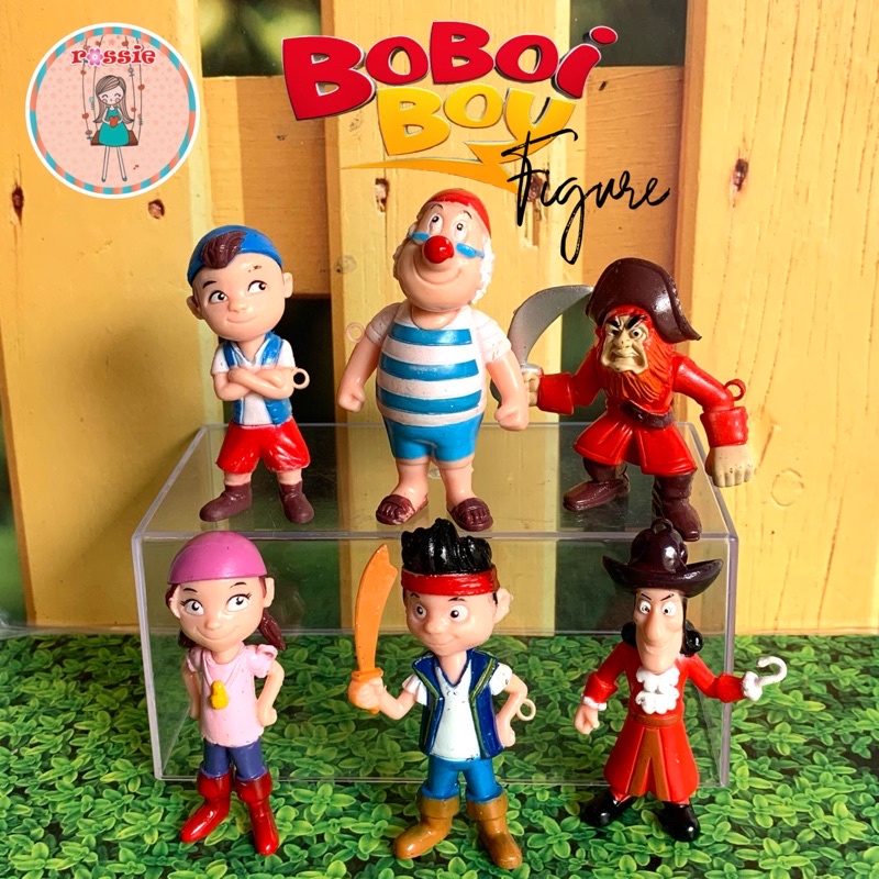 Jual Boboiboy Figure Set 5 Mainan Pajangan Miniatur Hiasan Topper ...