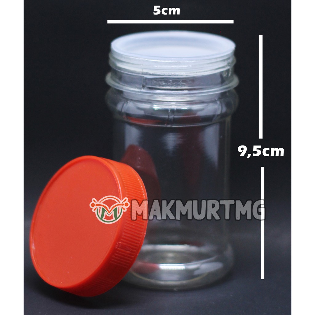 Jual BOTOL SAMBEL / BOTOL BUMBU BAHAN TEBAL warna merah dan kuning ...
