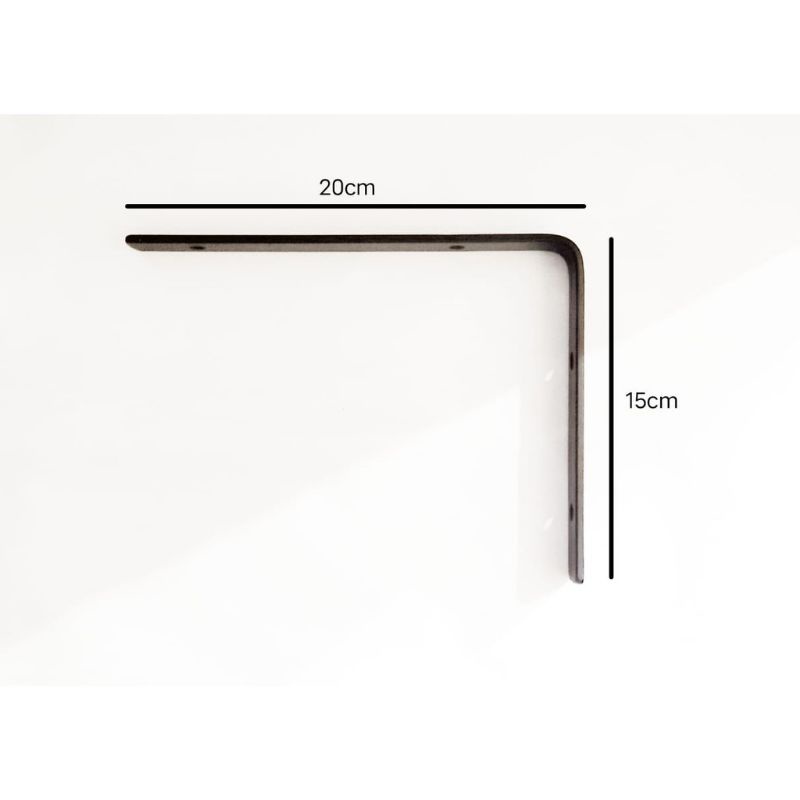 Jual BESI SIKU, PLAT SIKU, BRACKET SIKU P=20cm L=15cm | Shopee Indonesia
