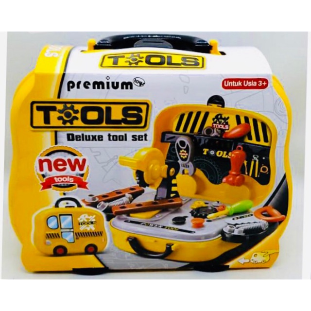 Jual Mainan Koper Tools Set Premium / Mainan Alat Tukang | Shopee Indonesia