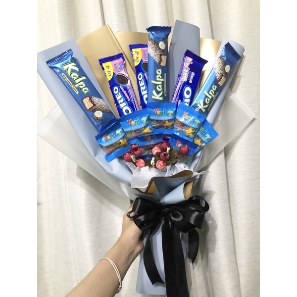 Jual Bouquet Snack Besar / Buket Snack Besar/ Buket Bunga | Shopee ...