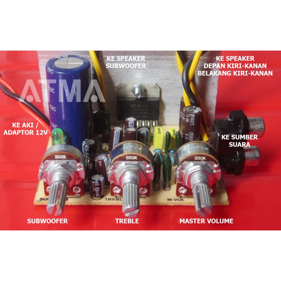 Jual 21s Modul Mesin Aktif Speaker bisa 41s TDA7377 TDA7379 STA540 ...