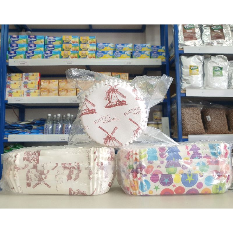 Jual 50Pcs Cup Roti Oval / Kertas Roti Bulat/ Alas Roti Oval / Alas ...