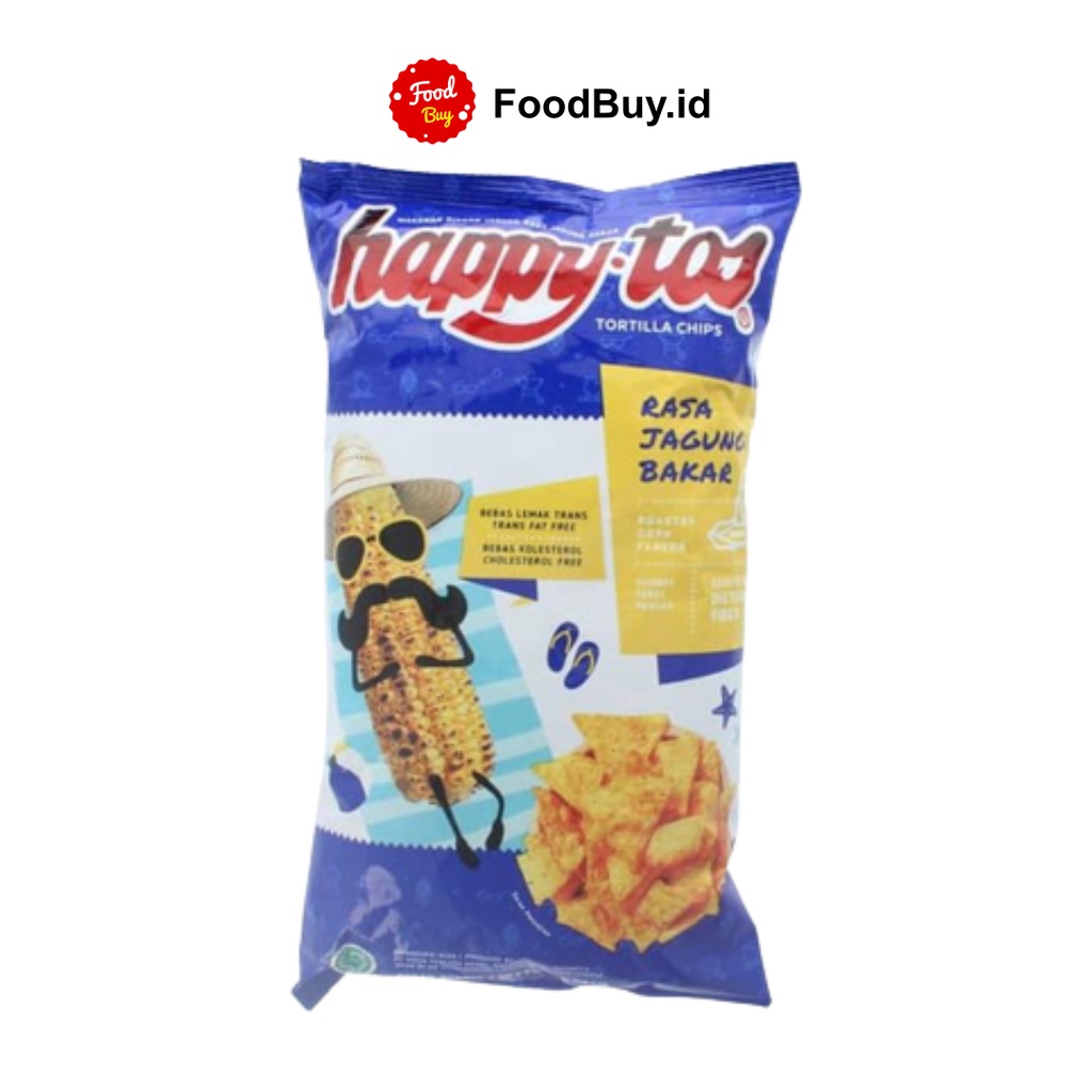 Jual Happy Tos Tortilla Chips Roasted Corn 140 gr Indonesia|Shopee ...