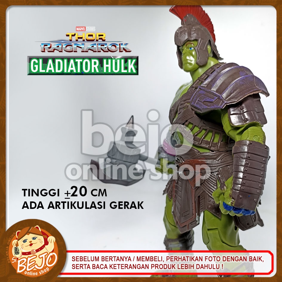 Jual Hulk Gladiator Figure Thor Ragnarok Avengers Toys Mainan Super ...