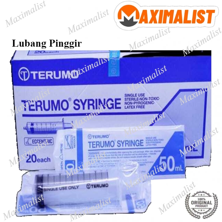 Jual ECERAN - Terumo Spuit 20cc / 50cc / 60cc - Syringe Terumo - Suntikan 20cc / 50cc / 60cc ...