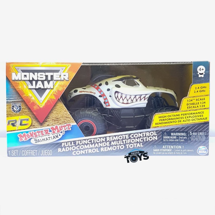 Jual Monster Jam Monster Mutt Dalmatian RC Remote Control 1:24 2.4 Ghz ...