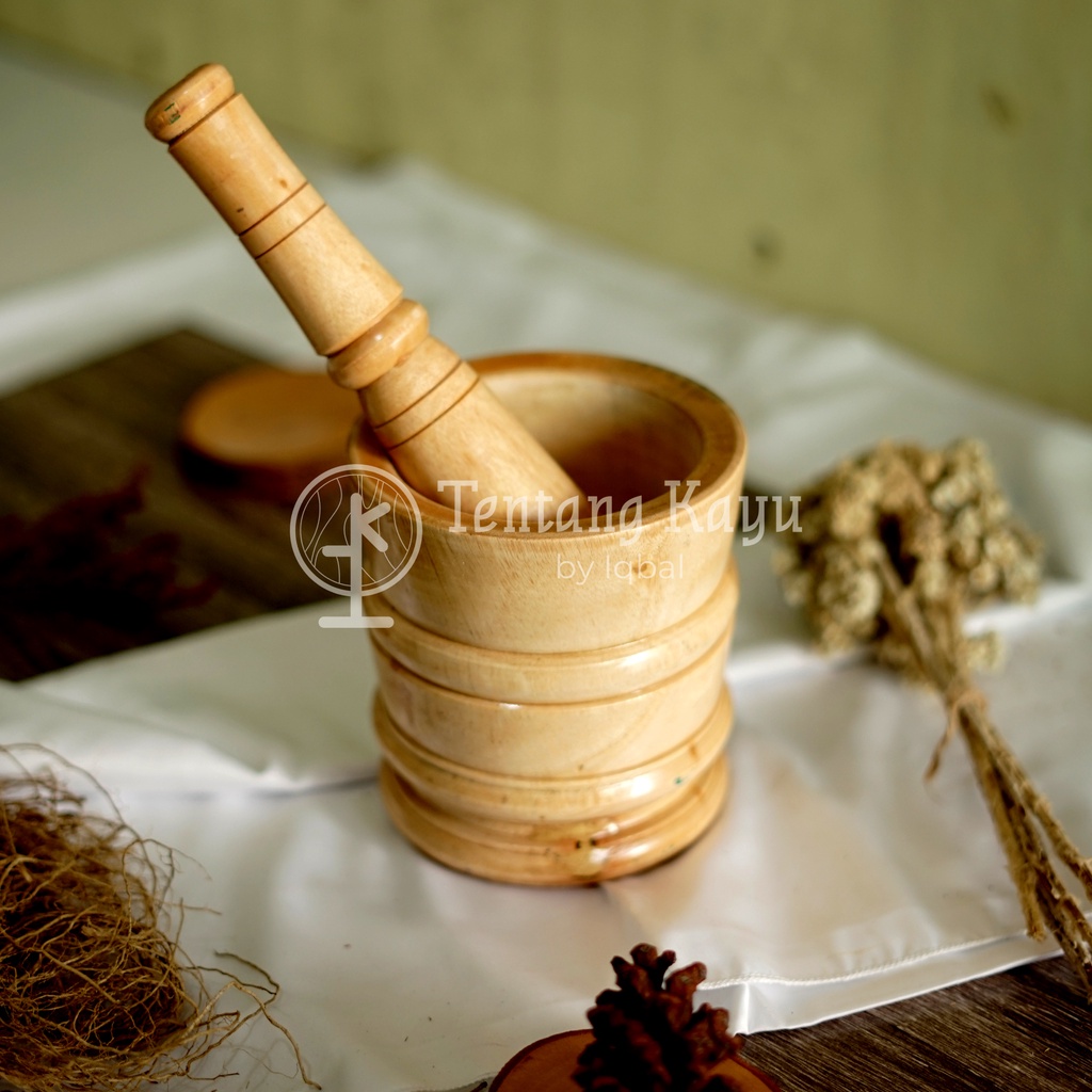 Jual Lumpang Kayu / Lumpang Kayu Kecil / Alu Kayu / Tumbukan Kayu ...