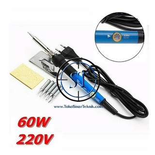 Jual Solder Electric Setelan Suhu 60W 450 Derajat Soldering Iron Adjustable 60 watt Temperature ...