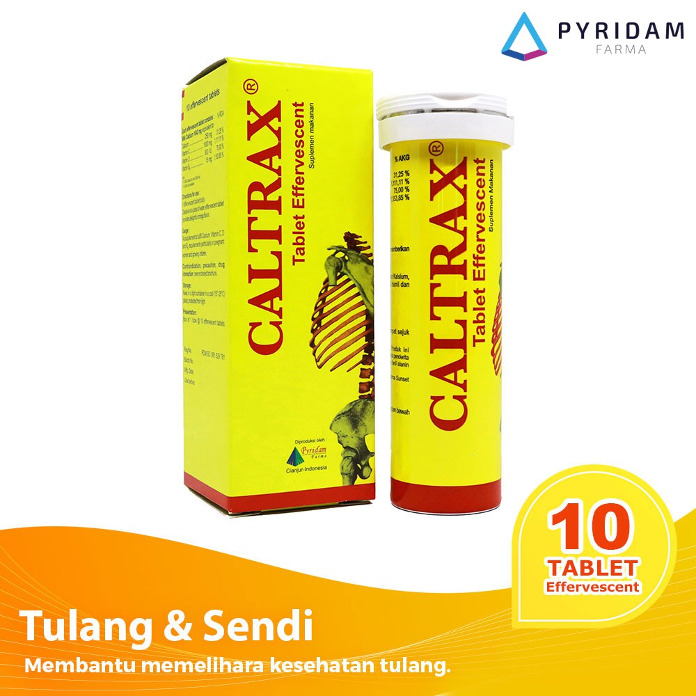 Jual Caltrax Tablet Effervescent Suplemen Kalsium Bantu Kesehatan ...