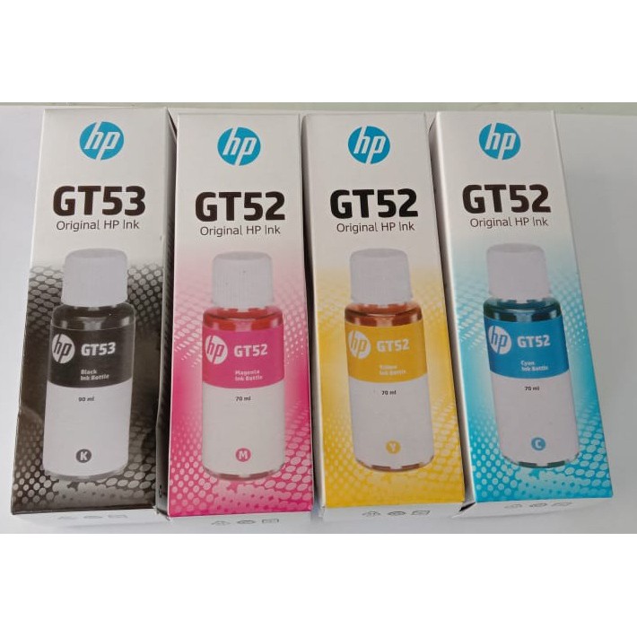 Jual TINTA PRINTER HP TYPE GT52 GT53 Indonesia|Shopee Indonesia