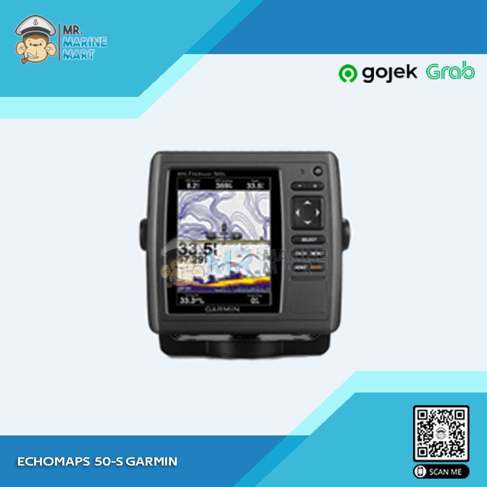 Jual GPS Garmin Echomap 50S with transducer Echomap 50s GPS | Shopee ...