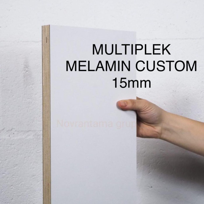 Jual Multiplek Melamin Putih 15mm Custom Harga /cm2. Custom Plywood ...