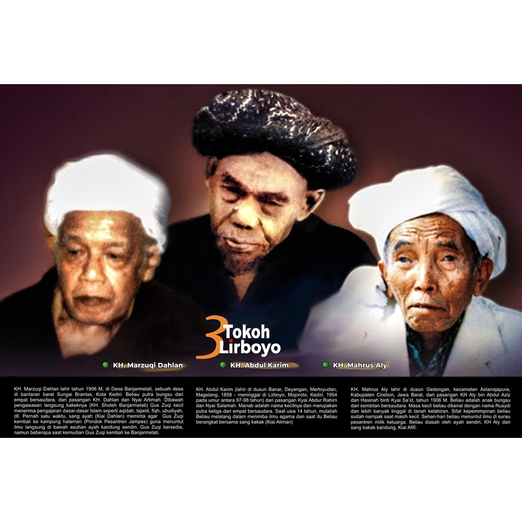 Jual Poster Binjai Ulama Tokoh Lirboyo Best Seller High Quality ...