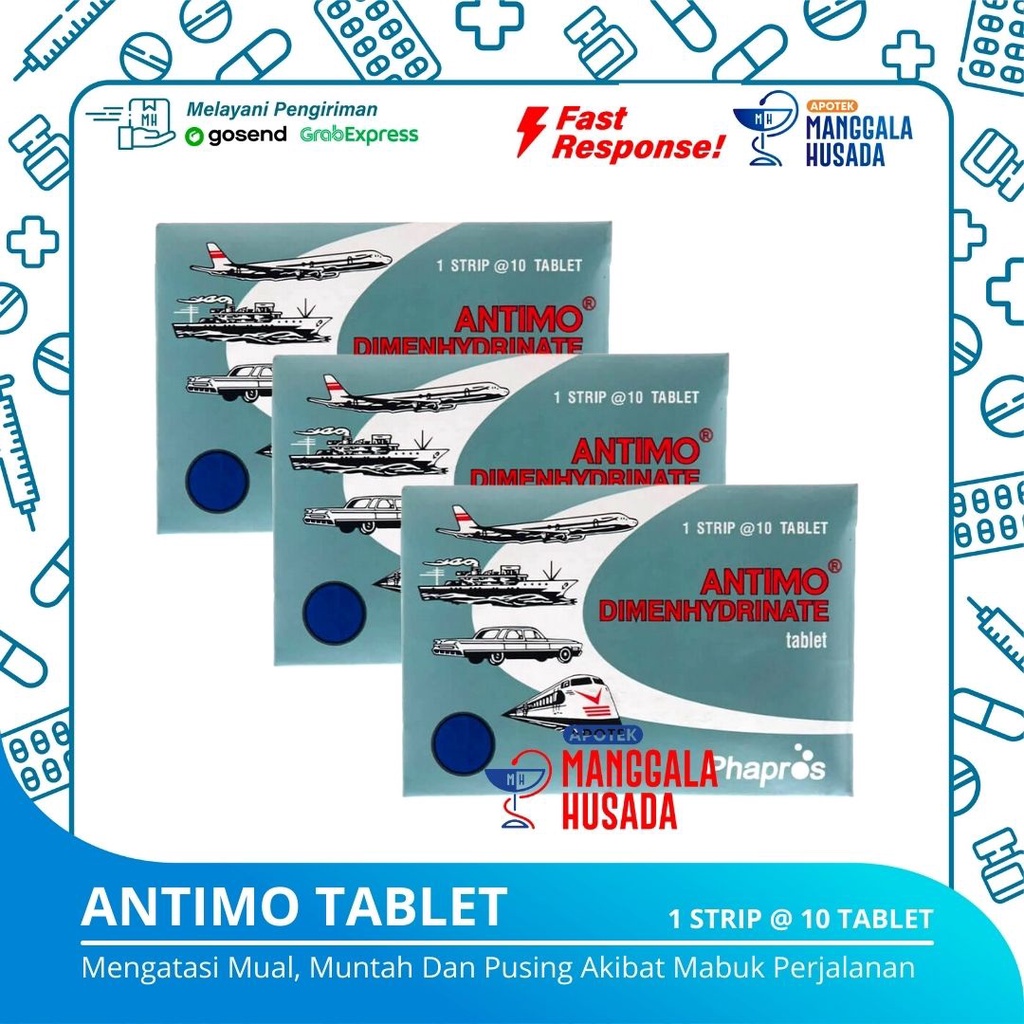 Jual ANTIMO TABLET PERSTRIP @ 10 TABLET | Shopee Indonesia