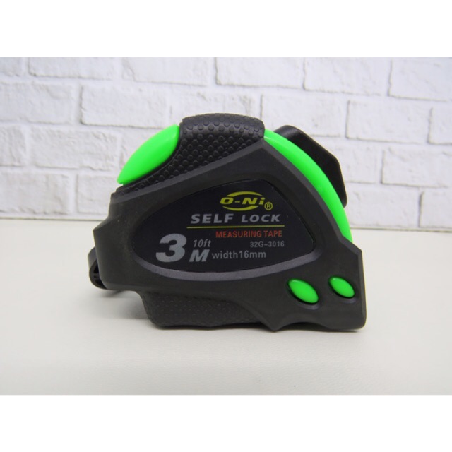 Jual Meteran Self Lock Oni 3M/ Meteran Otomatis 3 Meter | Shopee Indonesia