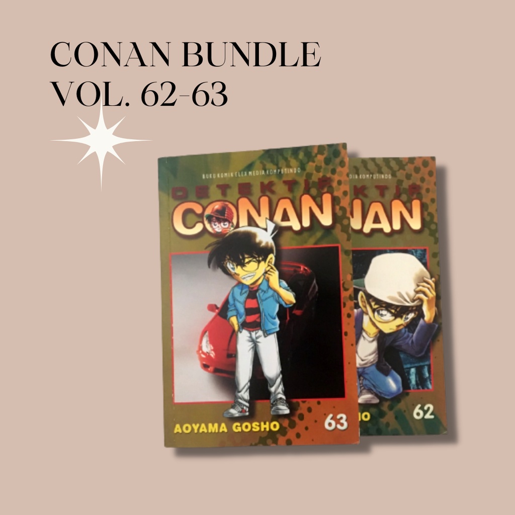 Jual KOMIK SERIAL DETEKTIF CONAN VOL. 62-63 | Shopee Indonesia