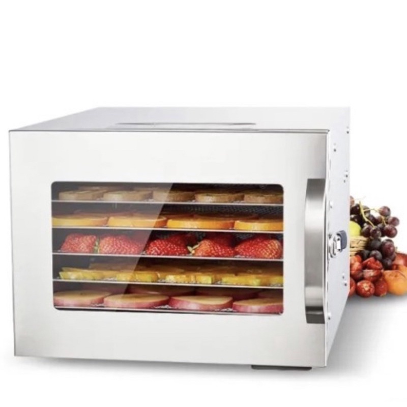 Jual Stainless Dehydrator Machine 6 Trays/Alat Pengering Buah | Shopee ...