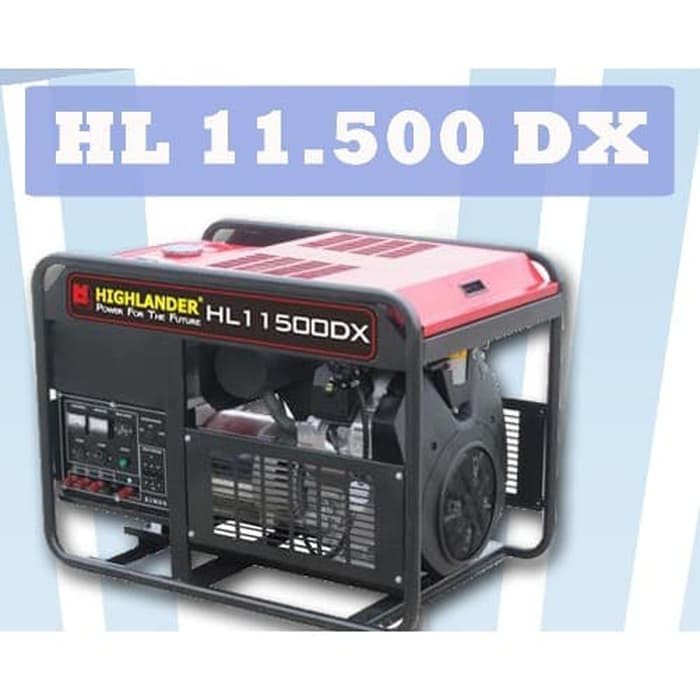 Jual Genset 10.000watt HL11500DX Portable Mesin Generator Murah ...