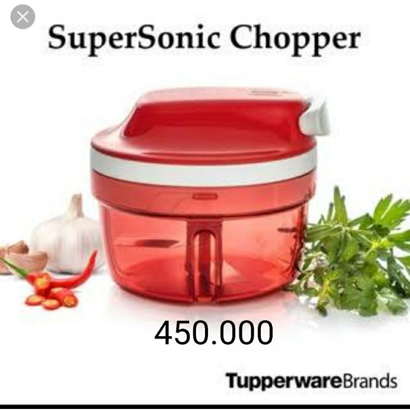 Jual supersonic chopper tupperware penghalus bumbu alat MPasi anak ...