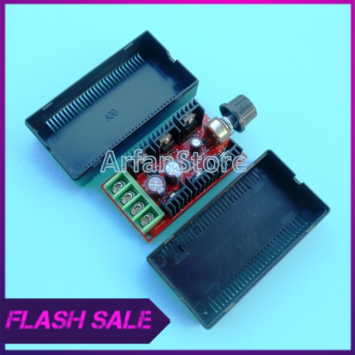 Jual A 2000W PWM Dimmer DC 10 50V Speed Motor Controller Dimer LED ...